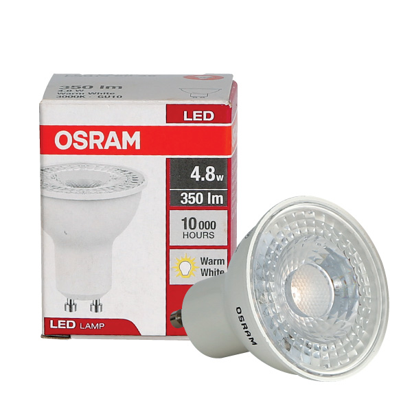 7758 Osram Dichroic Gu10 220v 4 8w Led Cool White Brights Hardware